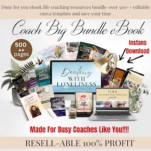 Coach Big Bundle Ebook,ultimate Guide Plr Ebook,coach Ebook Bundle ...