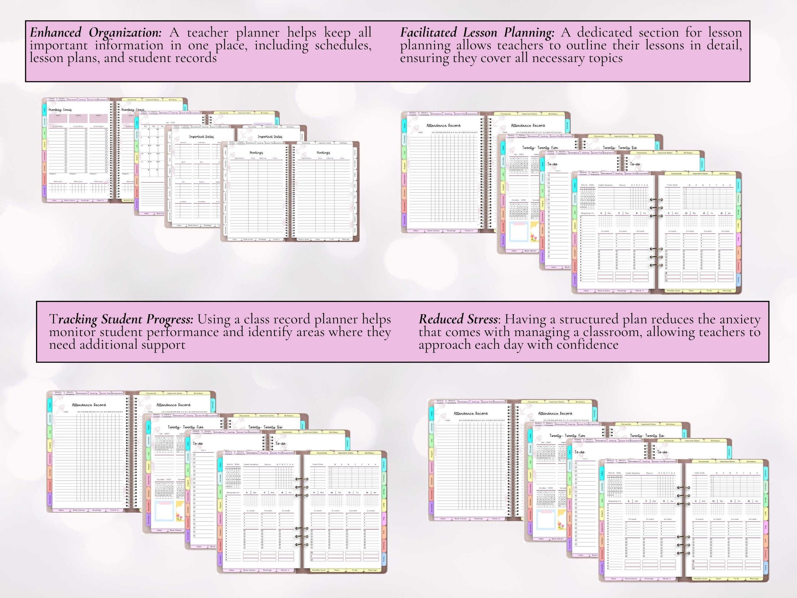 2025-2026 Digital Teacher Planner: Ultimate Academic Organizer (PDF) - Etsy