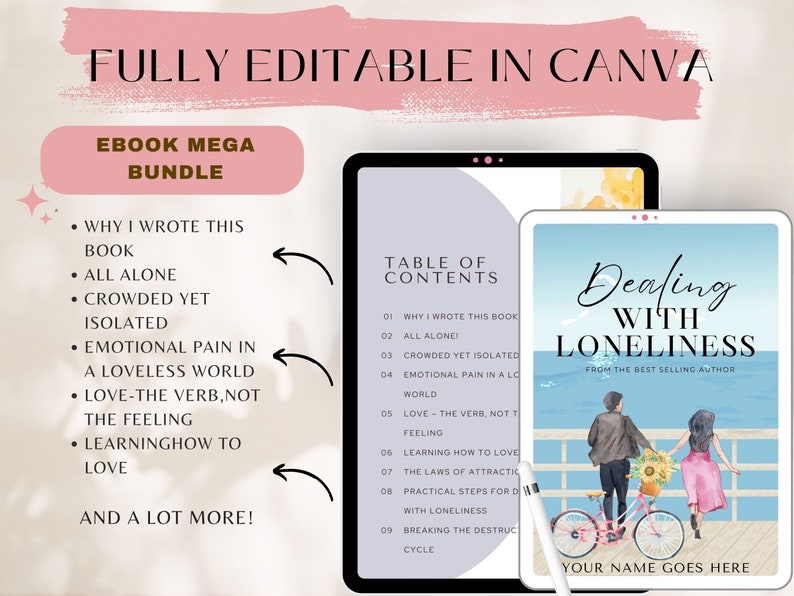 Dealing With Loneliness Done for You Ebook PLR Guide for Emotion Coach ...