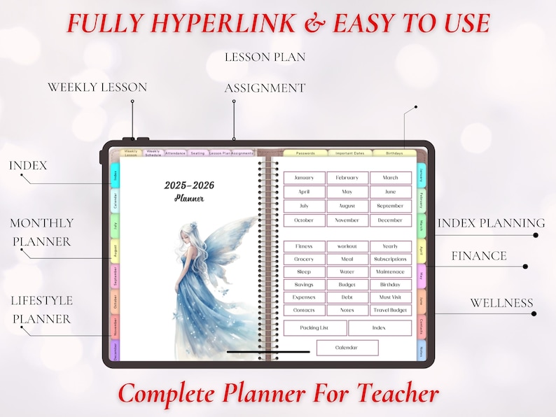 2025 Ultimate Teacher Digital Planner for Goodnotes Notability,daily ...