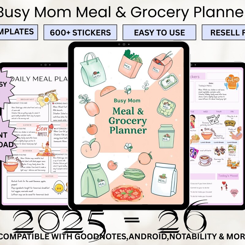 Busy Mom Budget Planner - Etsy