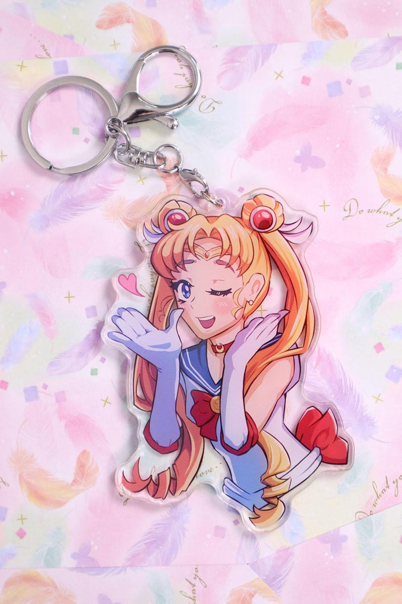 Sailor Moon Kyun~ Clear Acrylic Keychain - Etsy