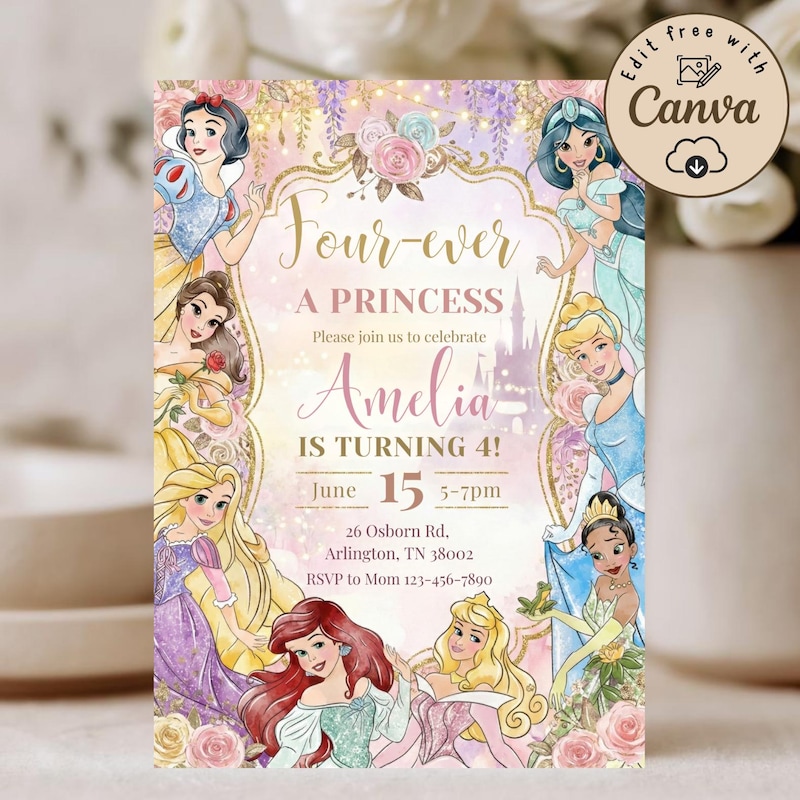 Royal Birthday E Invite - Etsy