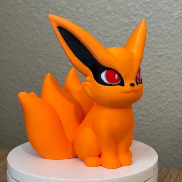 3d Printed Nine Tailed Fox - Etsy