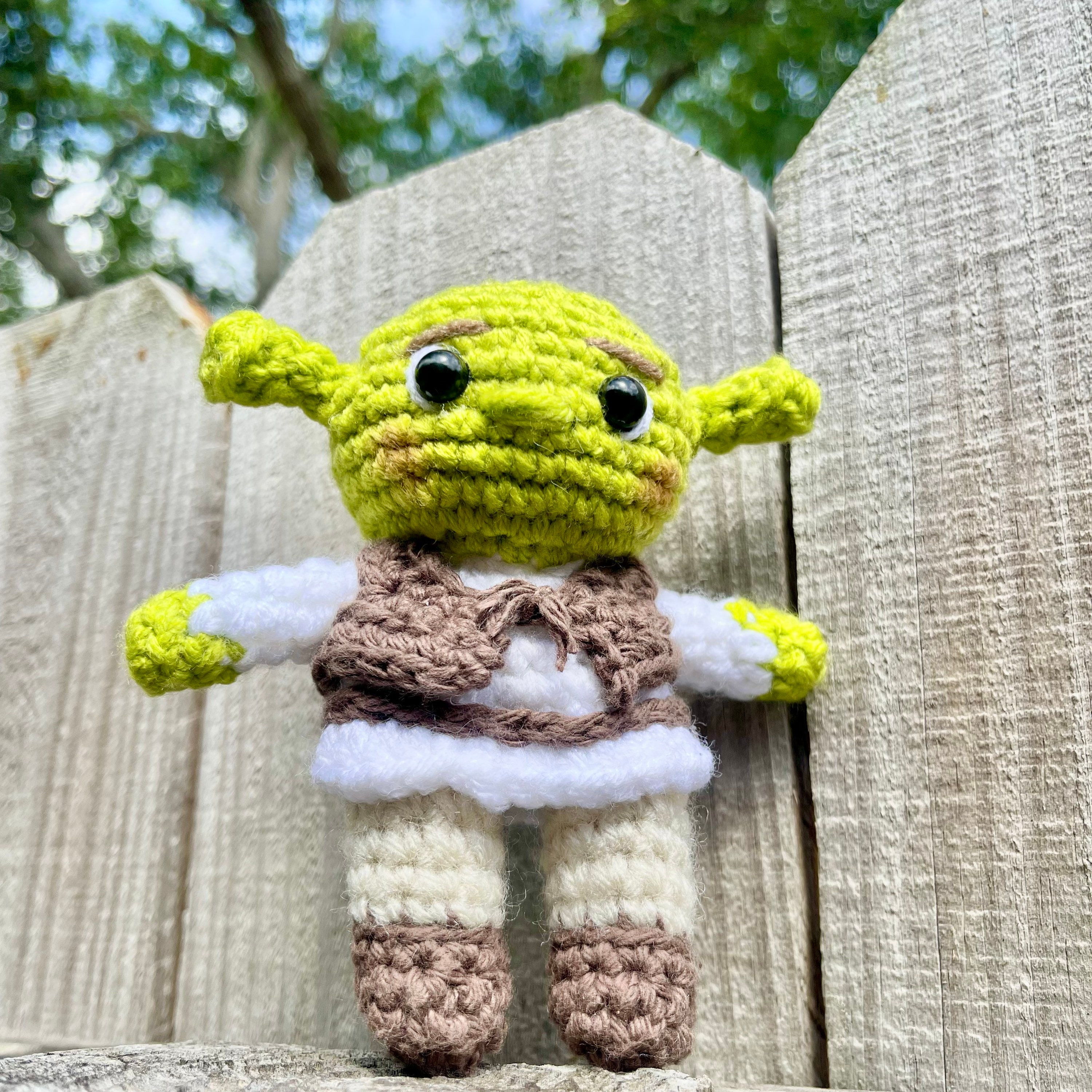 Shrek Mini Crochet Amigurumi Doll - Etsy
