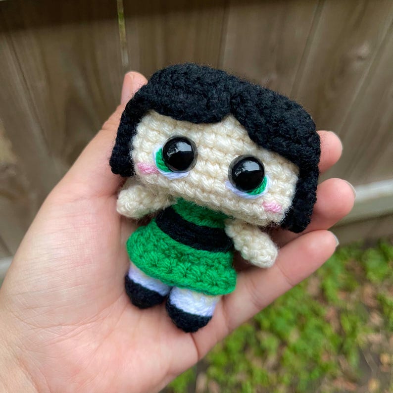 Buttercup PPG Powerpuff Girls Mini Funko Crochet Amigurumi Doll Bellota ...