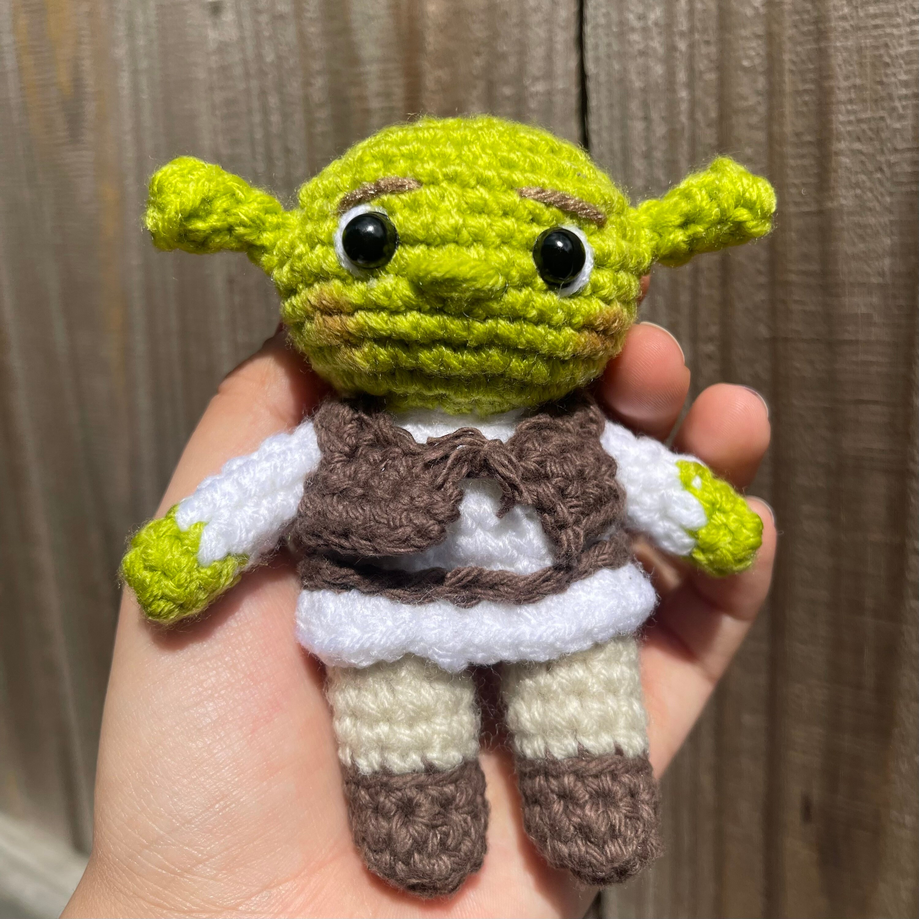 Shrek Mini Crochet Amigurumi Doll - Etsy