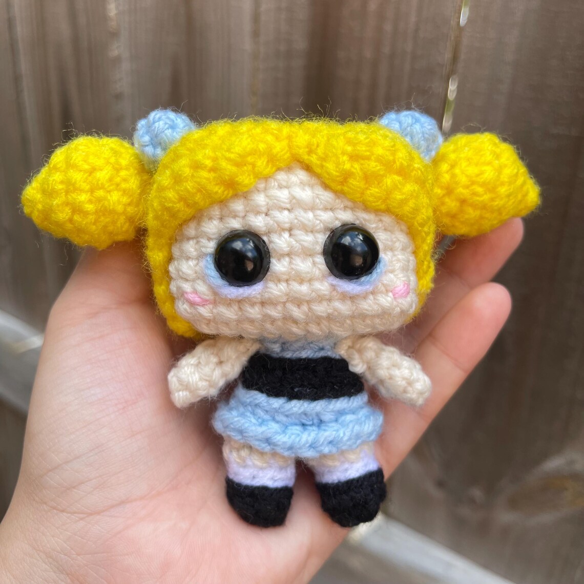 Powerpuff Girls Crochet Amigurumi Doll Set - Etsy