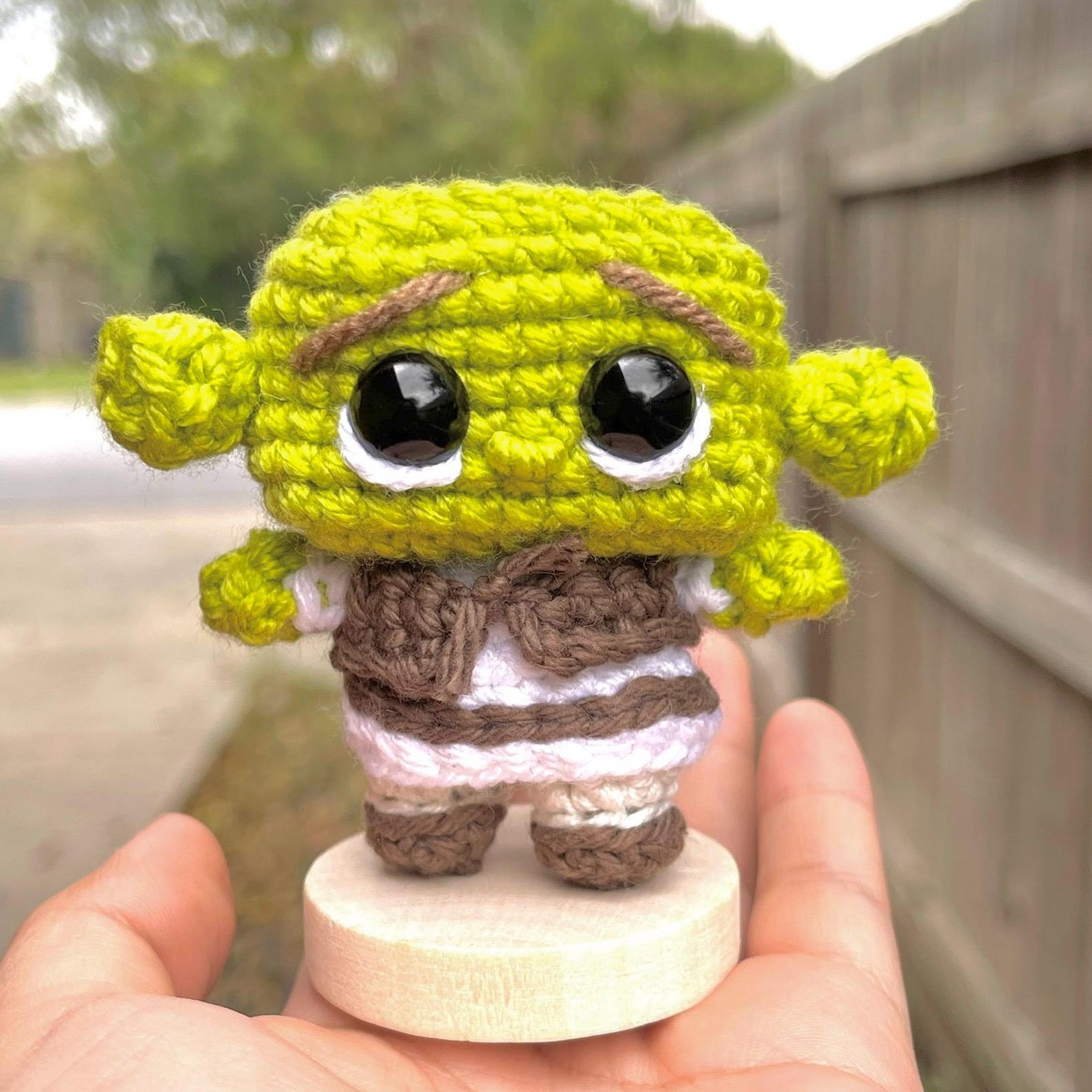 Shrek Mini Funko Crochet Amigurumi Doll - Etsy