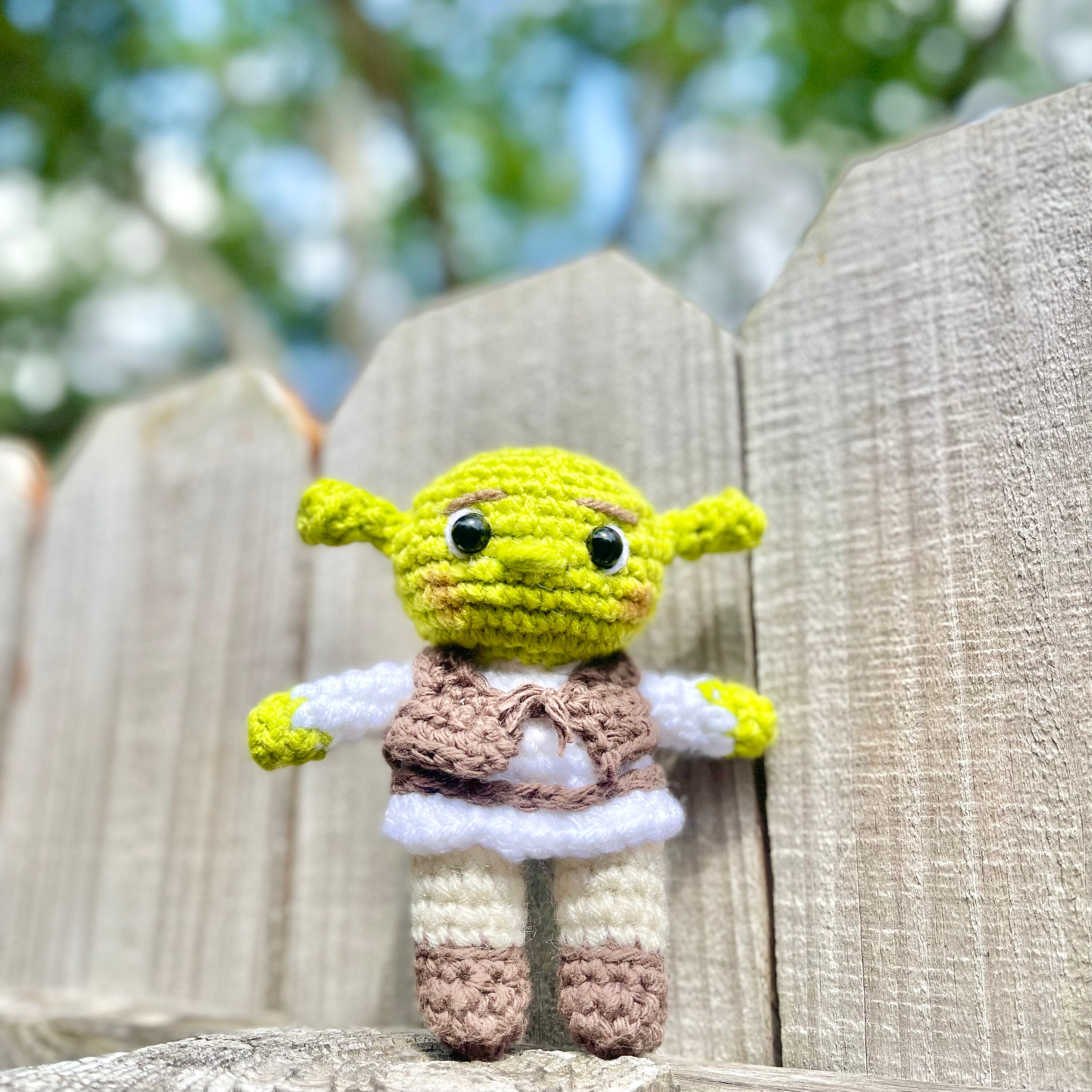Shrek Mini Crochet Amigurumi Doll - Etsy
