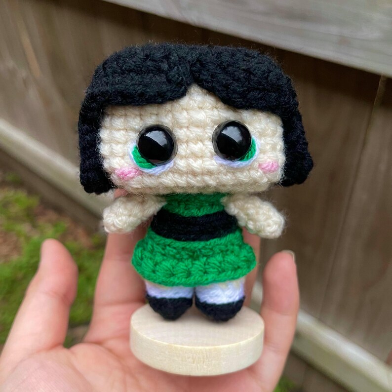 Buttercup PPG Powerpuff Girls Mini Funko Crochet Amigurumi Doll Bellota ...