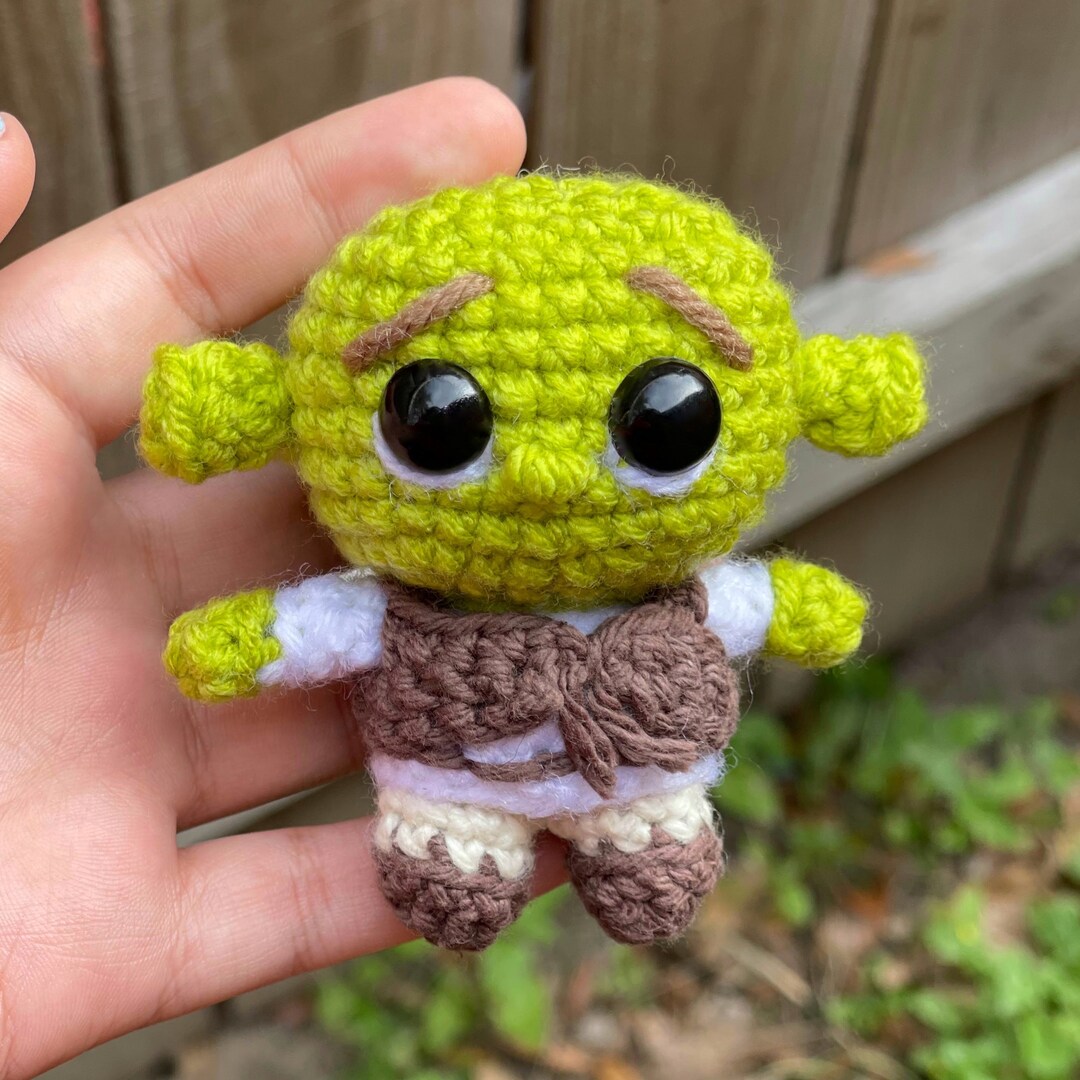 Shrek Mini Funko Crochet Amigurumi Doll - Etsy