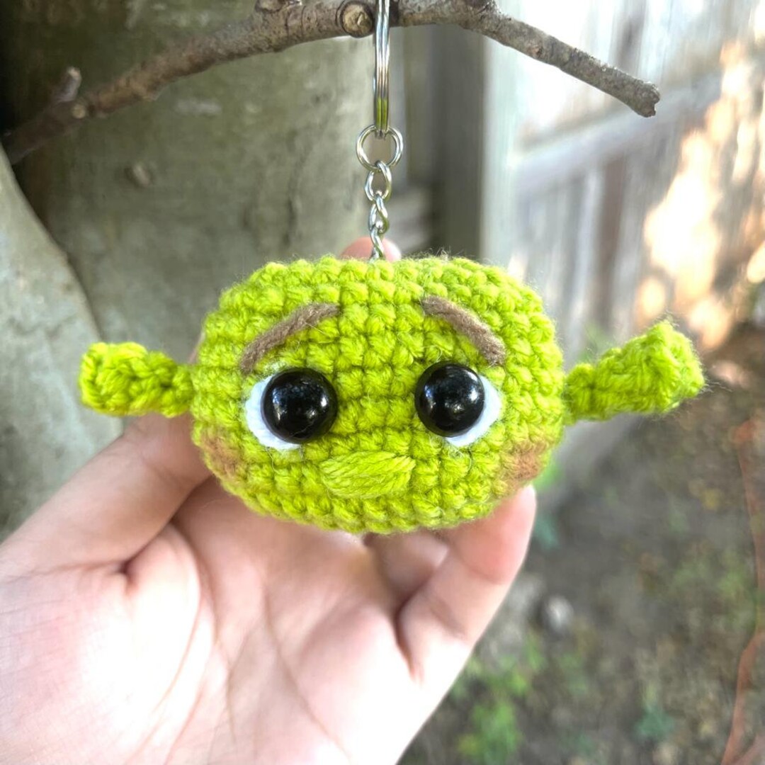 PDF Shrek Crochet Amigurumi Pattern Keychain Easy Crochet Pattern ...