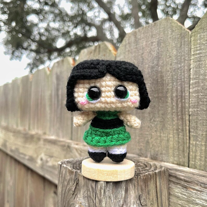 Buttercup PPG Powerpuff Girls Mini Funko Crochet Amigurumi Doll Bellota ...