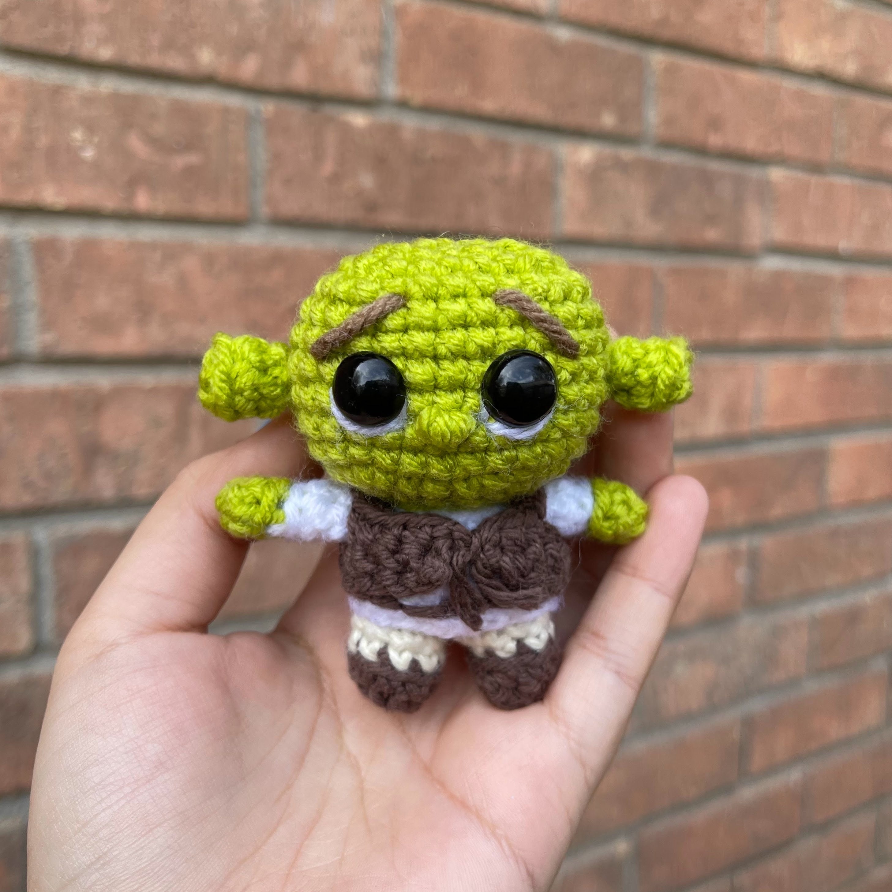 Shrek Mini Funko Crochet Amigurumi Doll - Etsy
