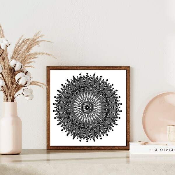 Mandala Wall Art - Etsy