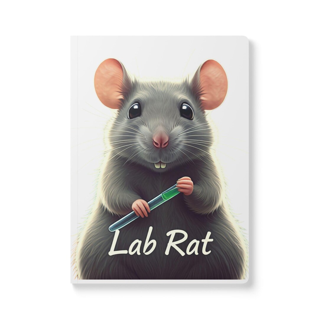 Science Lab Rat Notebook Softcover Journal With Inside Prints, Hospital ...