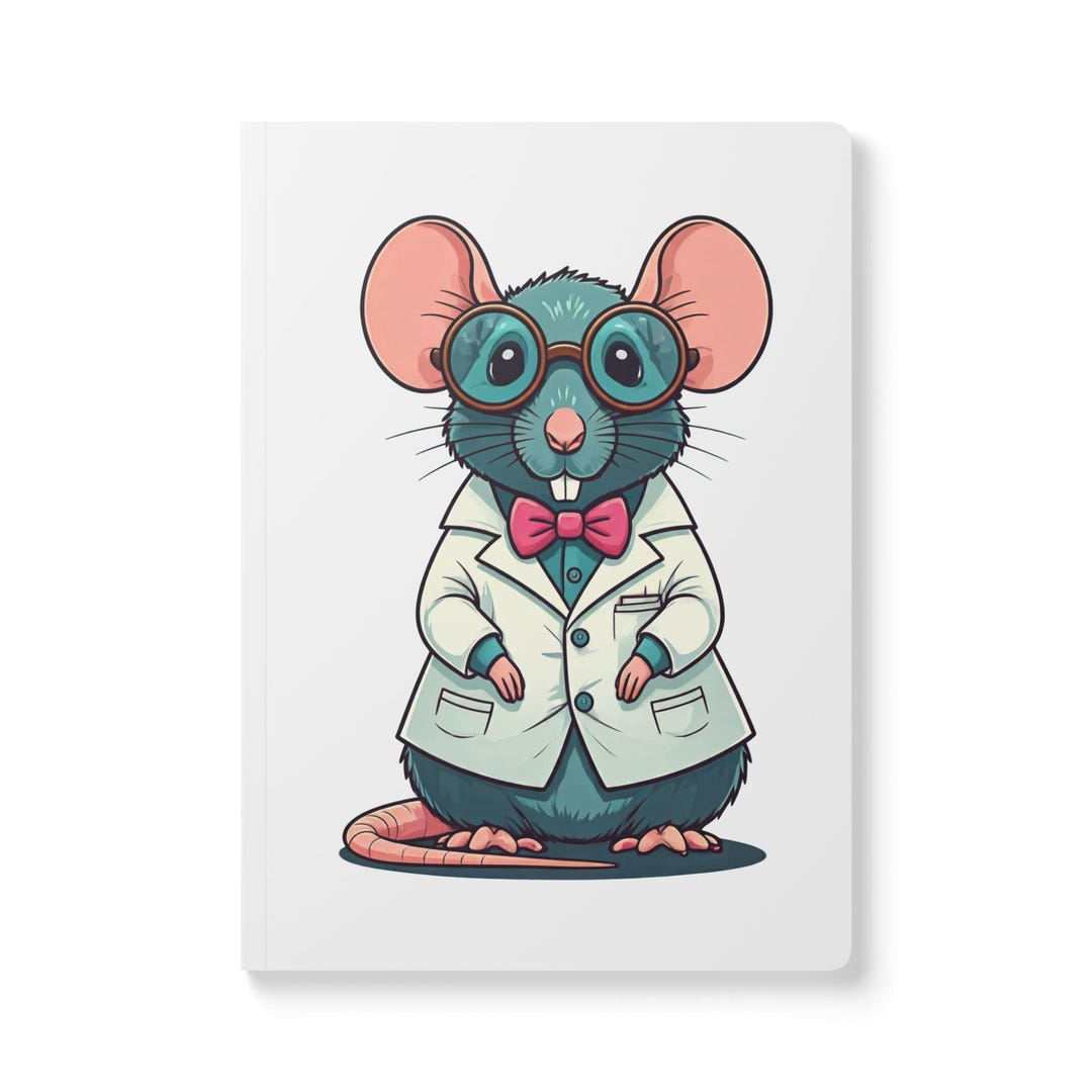 Softcover Journal With Inside Prints, Science Notebook Gift for Lab ...