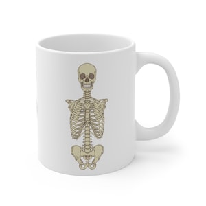 Radiology X-ray Skeleton Coffee Mug 11oz, Radiologist Gift, Rad Tech ...