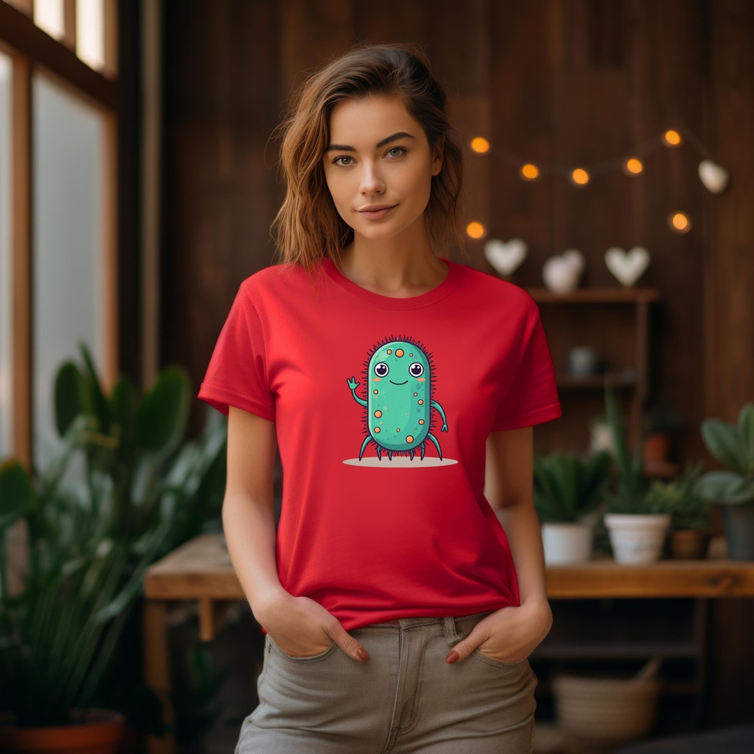 Bacteria Waving Unisex T-shirt, Science Biology Med Tech Gift ...
