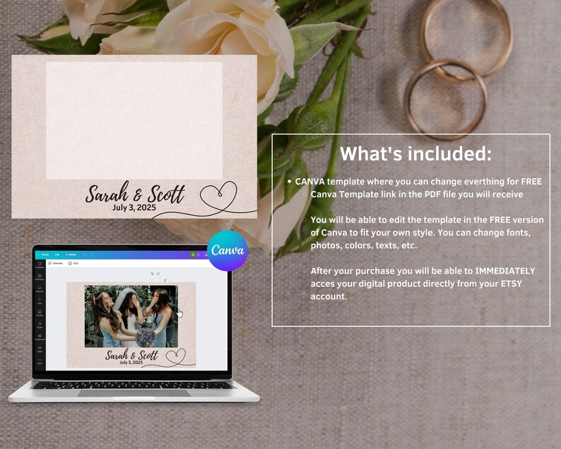 Wedding Photobooth Template, Photobooth Template, 4x6 Background ...