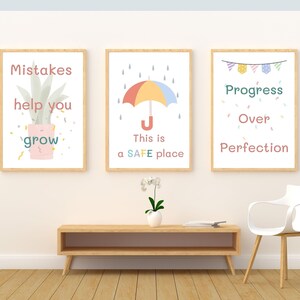 30 Grounding Technique Posters Bundle Set, Calming Corner, Mental ...