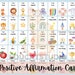 50 Kids Positive Affirmation Cards Mindfulness Gift for - Etsy