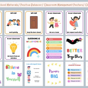 124 Back to School Materials, First Day of School - Etsy