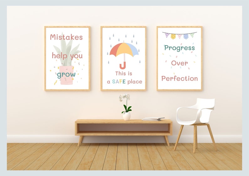 30 Grounding Technique Posters Bundle Set, Calming Corner, Mental ...