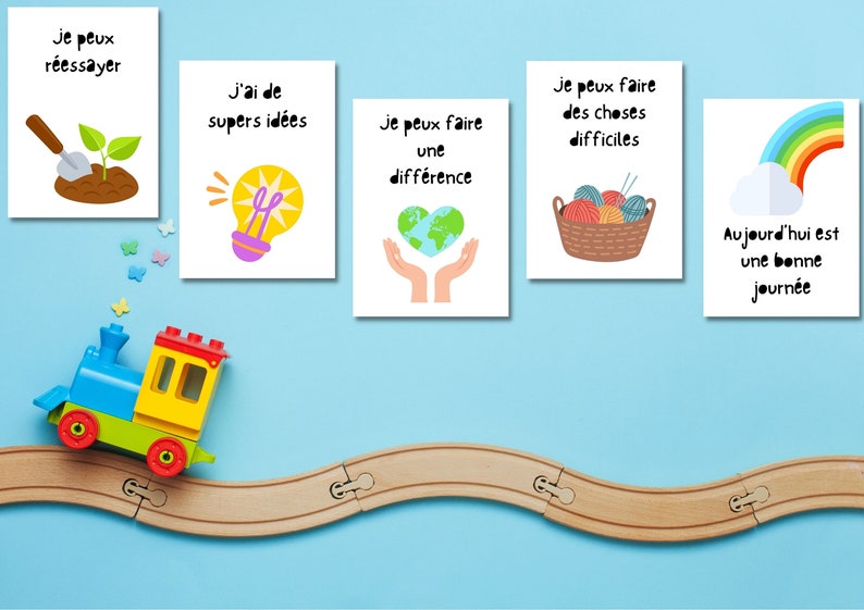 46 Cartes D'affirmation, Petite Enfance, Affirmation Positive ...