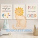 36 Boho Educational Posters Set for Playroom Kids, Toddlers, Printable ...
