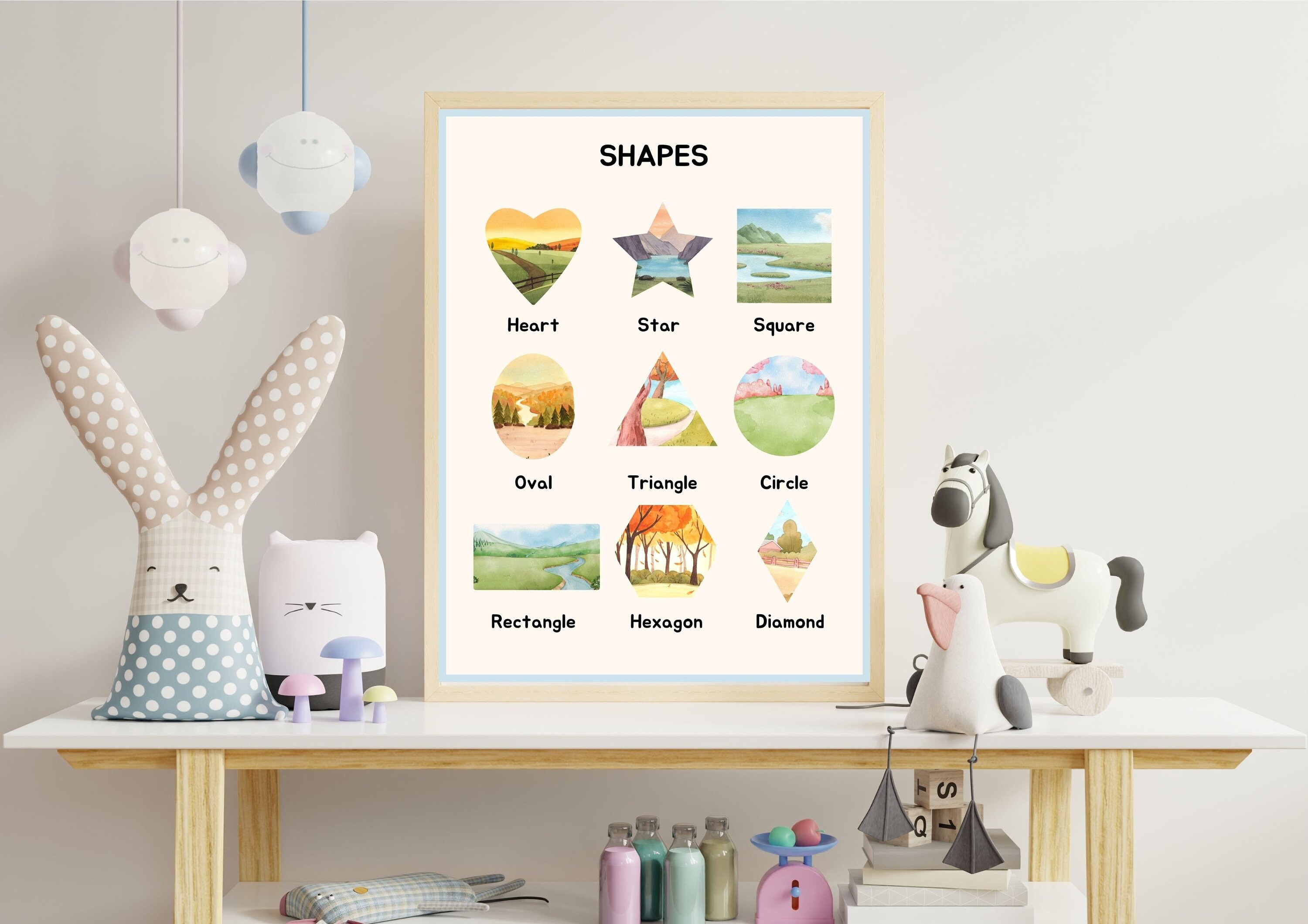 10 Educational Posters Prints Nature Themed Boho - Etsy