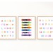 Printable Preschool Posters Numbers, Colors, Alphabet and Shapes - Etsy