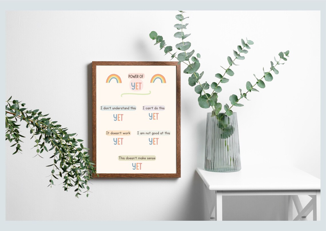 30 Calming Corner Classroom Boho Calm Down Printable Decor Wall Art ...