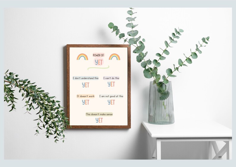 30 Calming Corner Classroom Boho Calm Down Printable Decor Wall Art ...