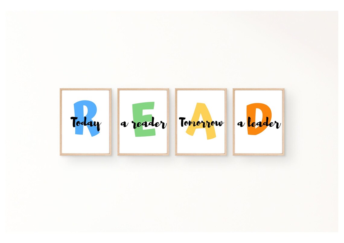 80 Reading Materials Cool Kids Read Books Reading Corner - Etsy