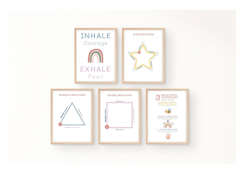30 Grounding Technique Posters Bundle Set Calming Corner - Etsy