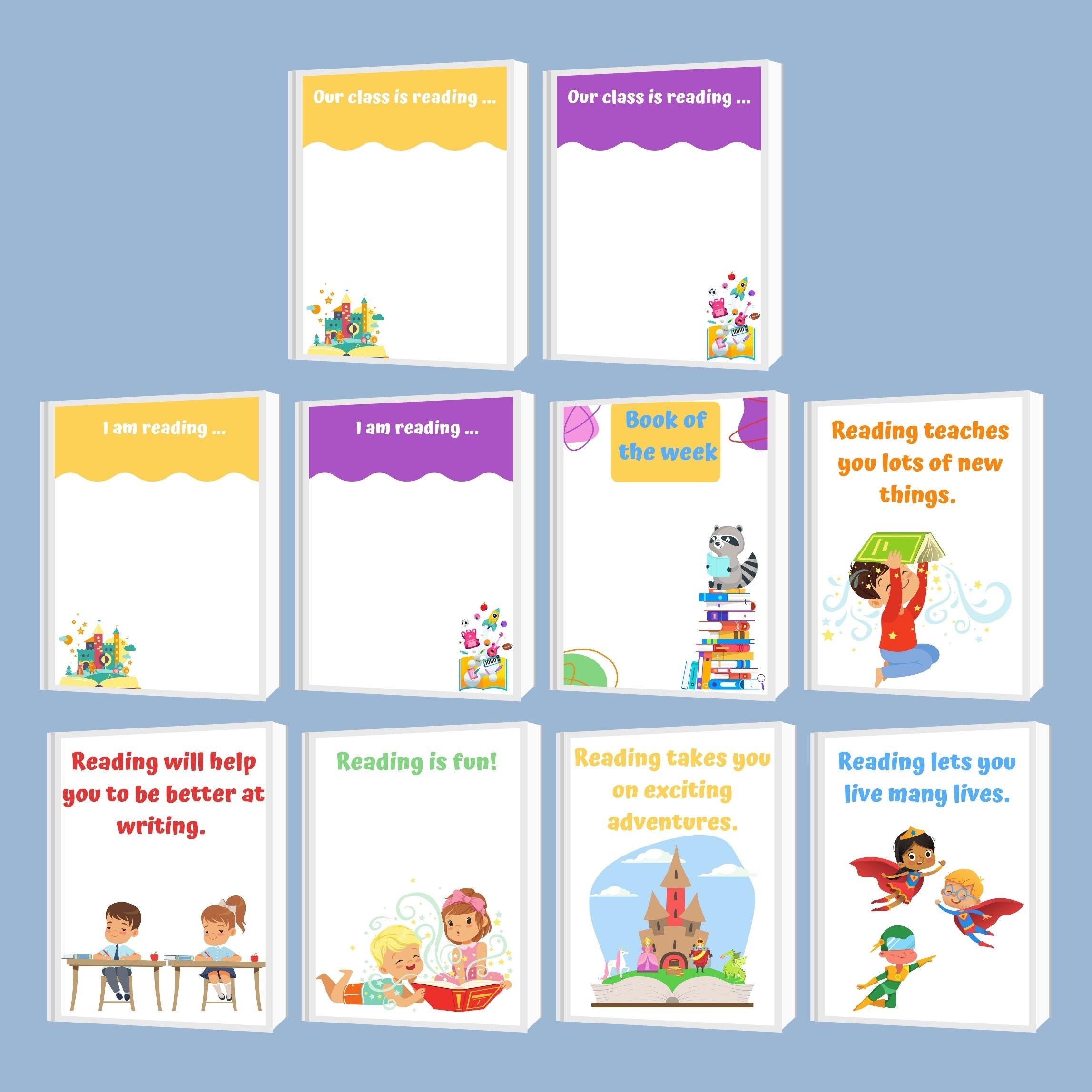 80 Reading Materials, Cool Kids Read Books, Reading Corner, Classroom ...