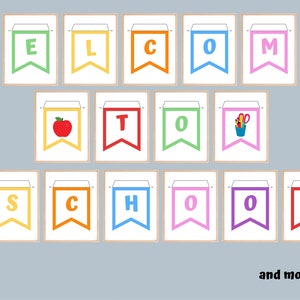 124 Back to School Materials, First Day of School - Etsy