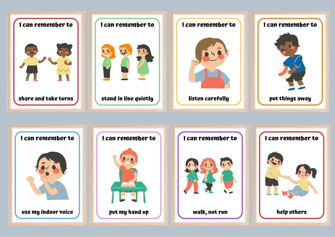 54 Positive Behavior/ Classroom Management Posters/ Classroom Decor ...