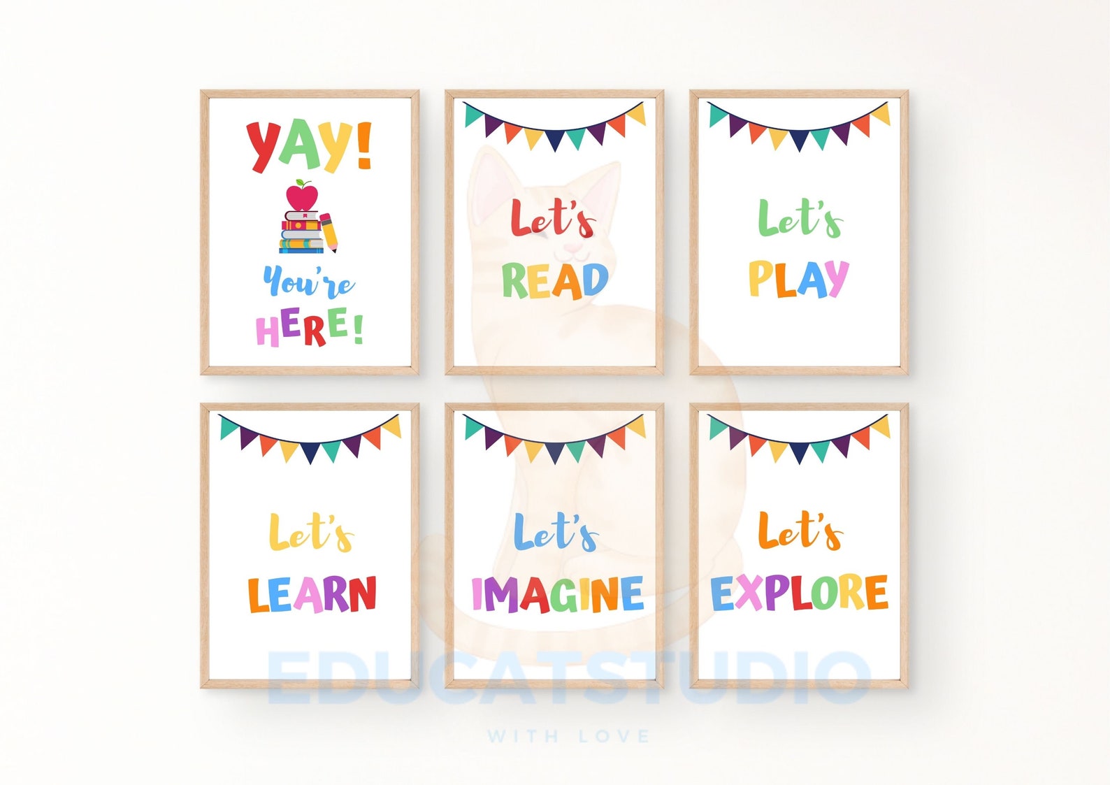 25 Reading Corner Posters / Cool Kids Read Books, Reading Corner ...