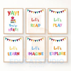 25 Reading Corner Posters / Cool Kids Read Books, Reading Corner ...