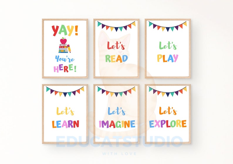 25 Reading Corner Posters / Cool Kids Read Books, Reading Corner ...