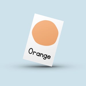 French Colors Flashcards | Les Couleurs - Etsy