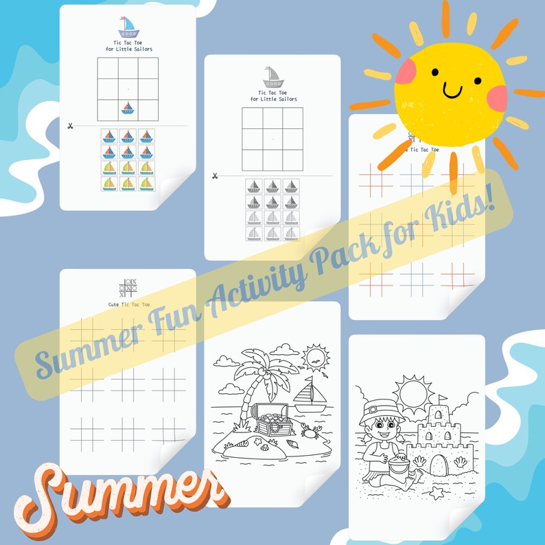 Summer Fun Activity Pack for Kids! - Etsy Canada