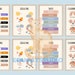 36 Boho Educational Posters Set for Playroom Kids, Toddlers, Printable ...