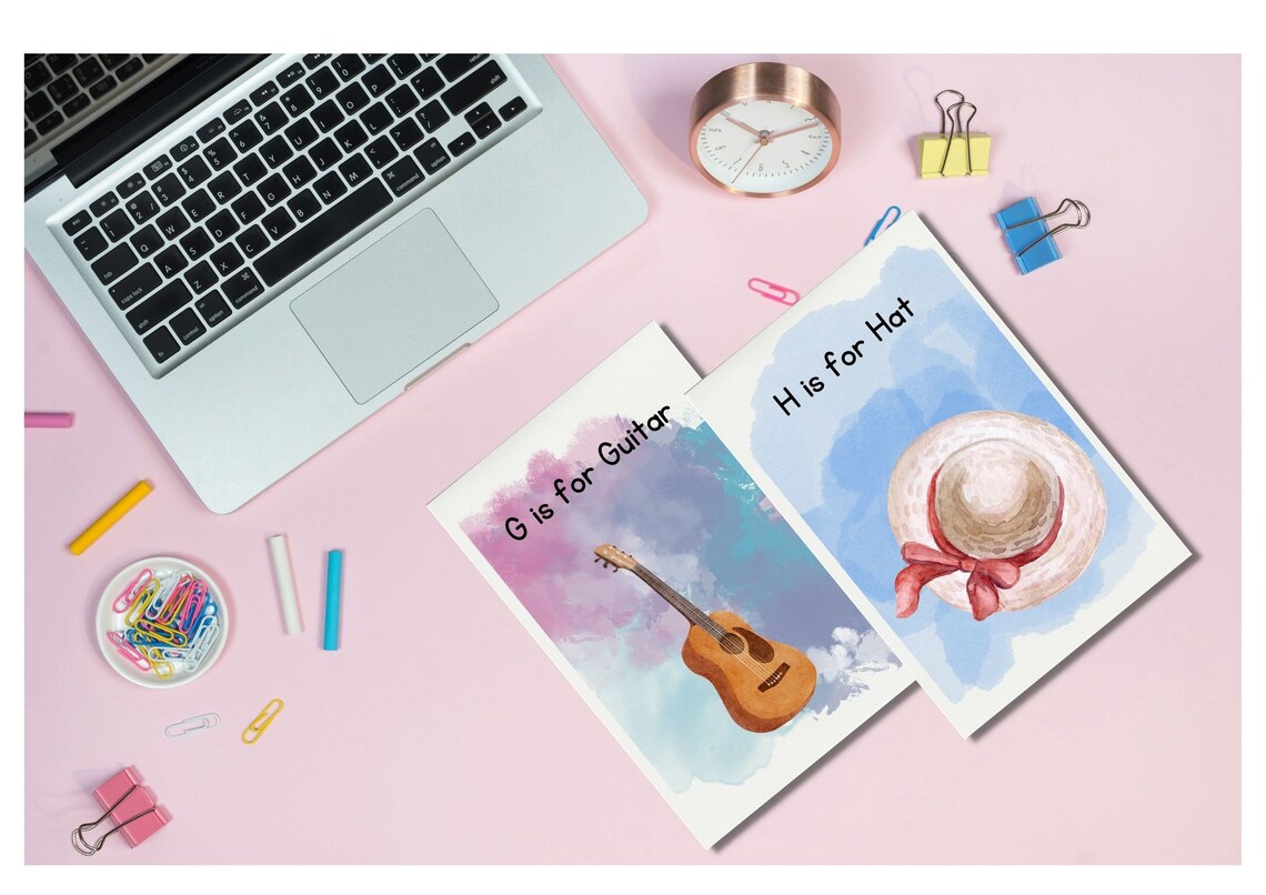 Alphabet Flashcards Learning English Alphabet ABC - Etsy