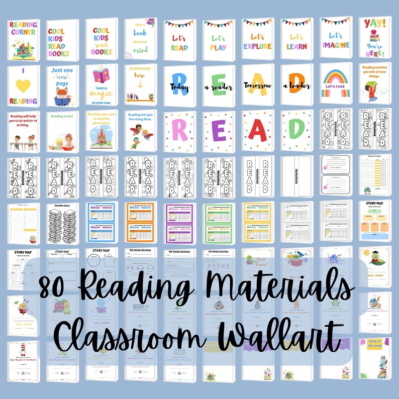 80 Reading Materials, Cool Kids Read Books, Reading Corner, Classroom ...