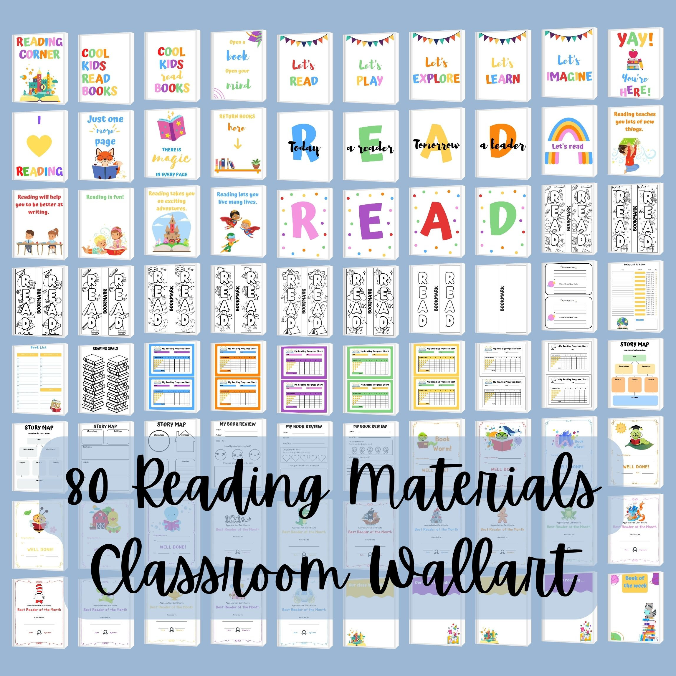 80 Reading Materials, Cool Kids Read Books, Reading Corner, Classroom ...