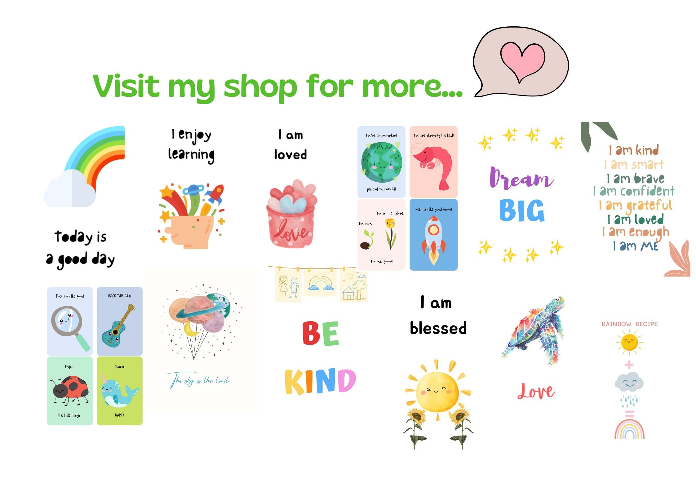 10 Educational Posters| Prints | Nature Themed Boho Educational Posters ...